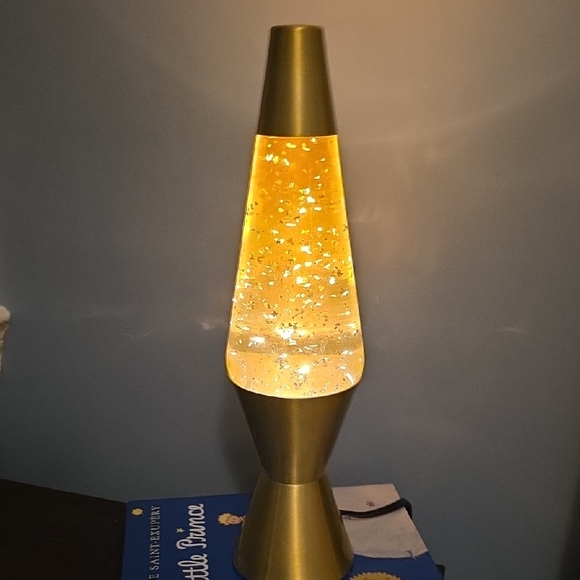 Accents | Gold Lava Lamp | Poshmark